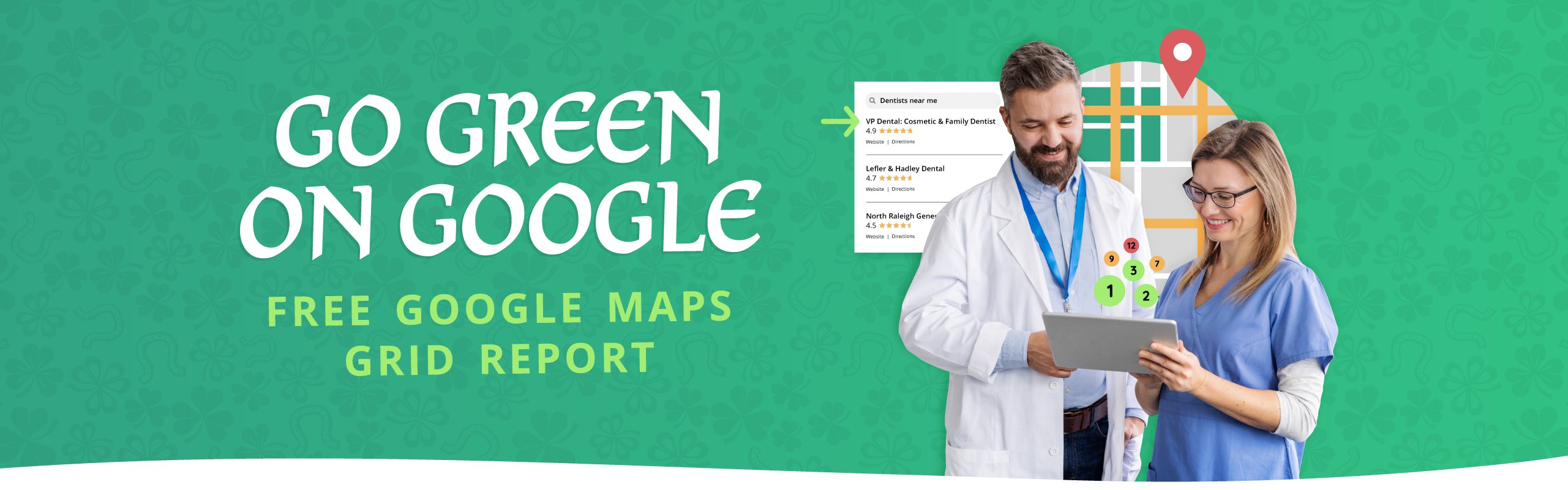 Go Green on Google Grid Report
